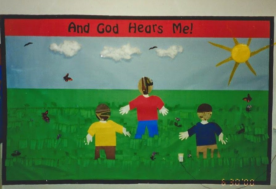 Children's Bible Lessons: Bulletin Board - Prayer