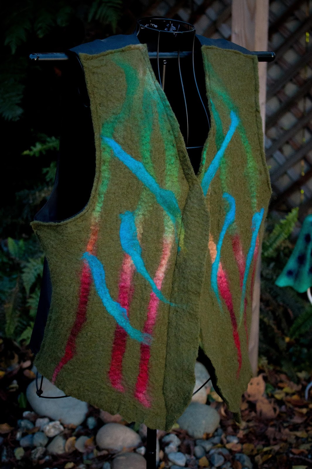 Lisa's Felted Art: ***Felted Vest***