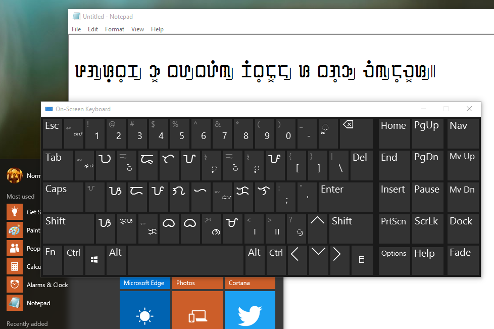 Baybayin Fonts and Typography: Baybayin on Windows 10