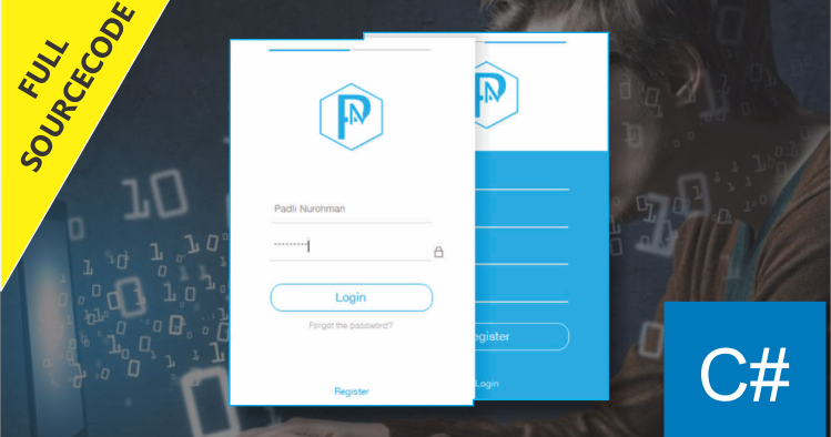 Desain Login Screen Android dengan C# Winforms di Visual Studio