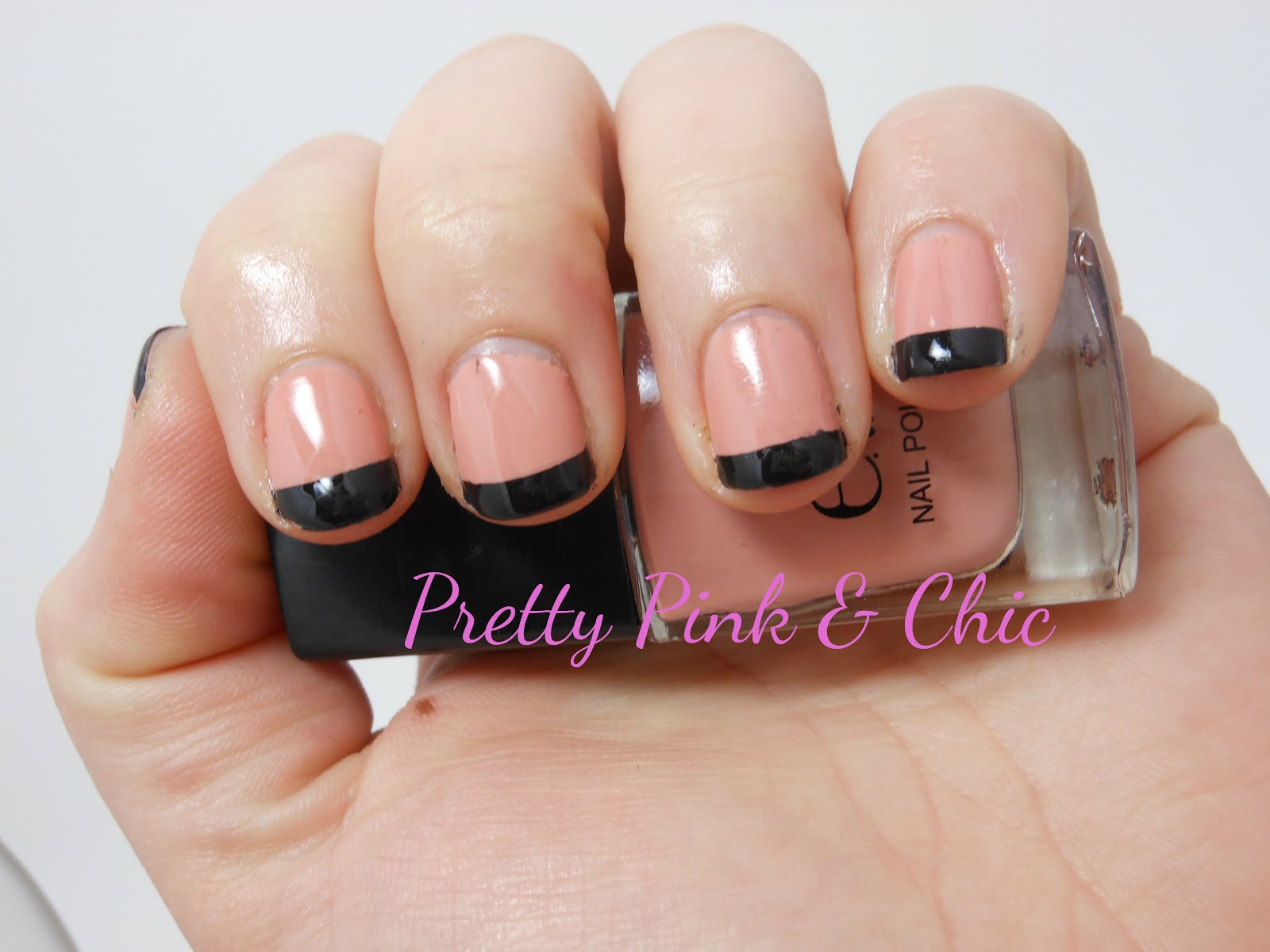 Pretty Pink & Chic: Reverse French Manicure