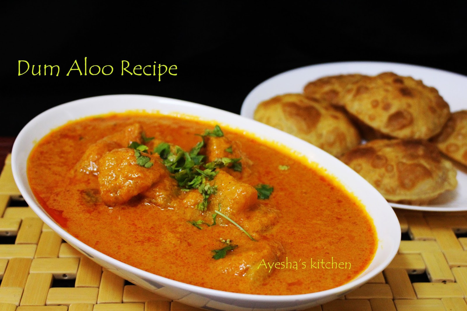 DUM ALOO RECIPE / POTATO SIMMERED IN SPICE AND CREAM GRAVY