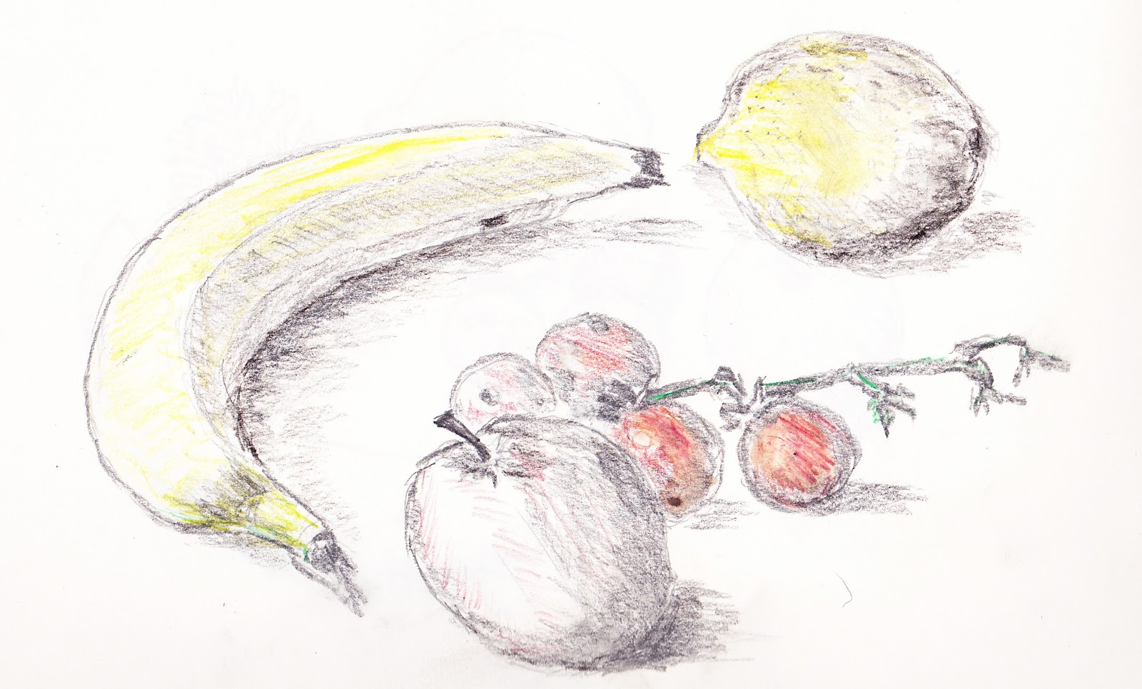 Learning to draw: Compositions of natural objects