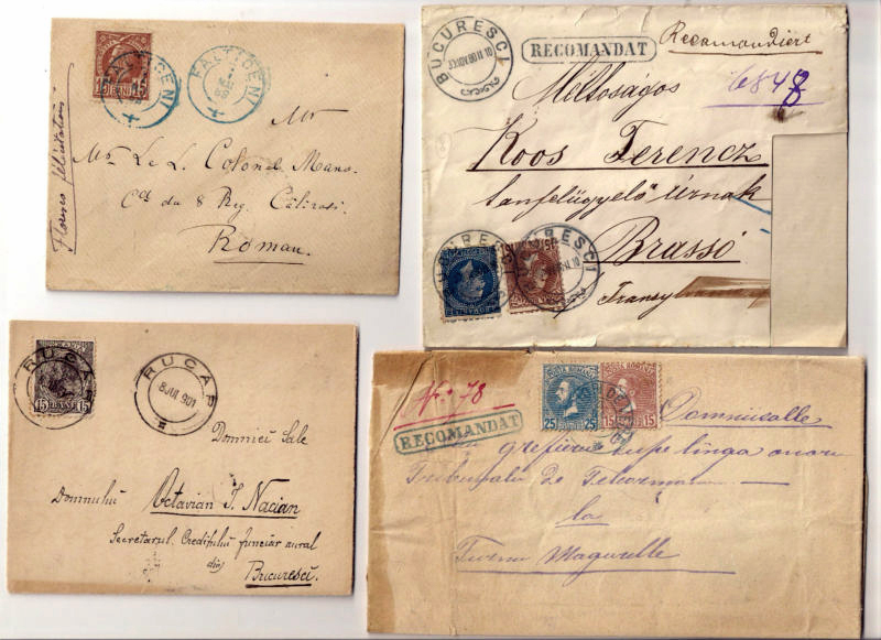 Romanian Stamp News: Lot de scrisori postclasice