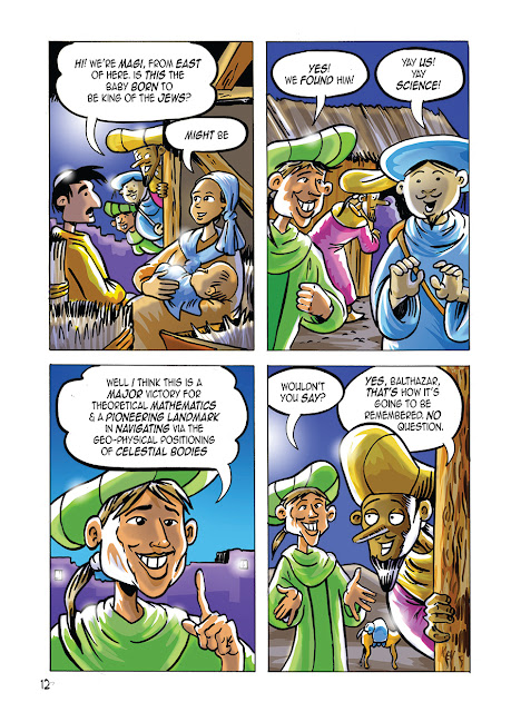 Kev F comic art: The Nativity Comic by Kev F Sutherland