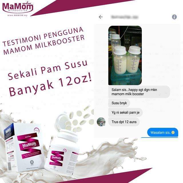 Mamom Milk Booster Tablet Penambah Susu Badan Terbaik