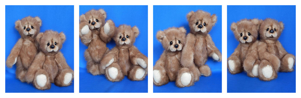 Designed By Kathy Myers: Custom Twin Teddies