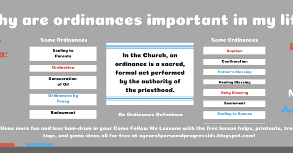 Printspiration: Come Follow Me: Why Are Ordinances Important In My Life ...