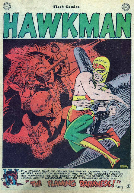 Four-Color Shadows: Hawkman-Joe Kubert-1948