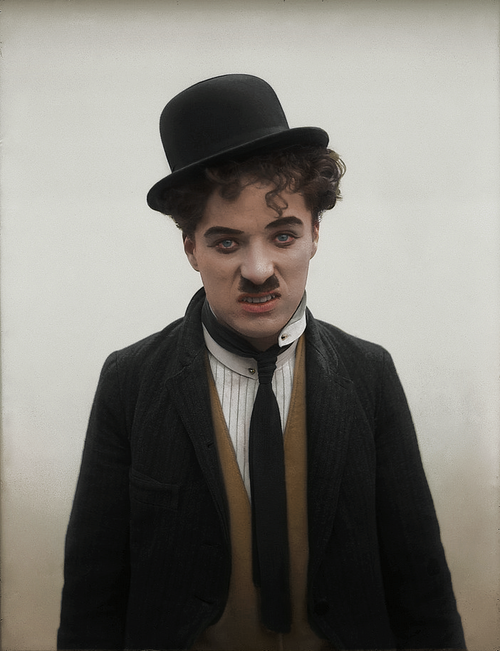 British Art: Silent film actor Charlie Chaplin c. 1910s