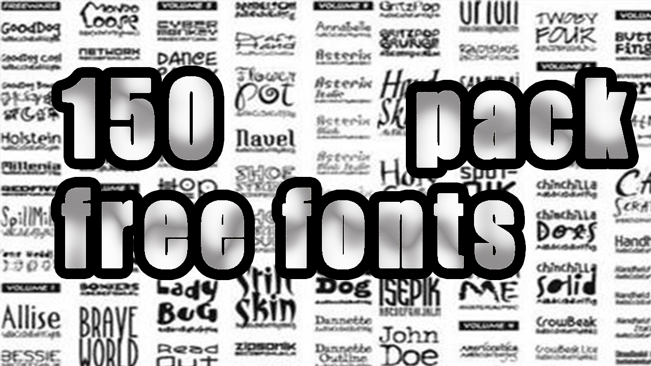 1000 fonts pack free download - isseuniversal