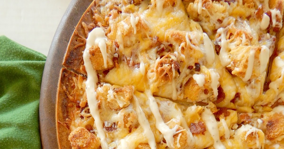 Crispy Chicken Caesar Pizza | Ally's Sweet & Savory Eats