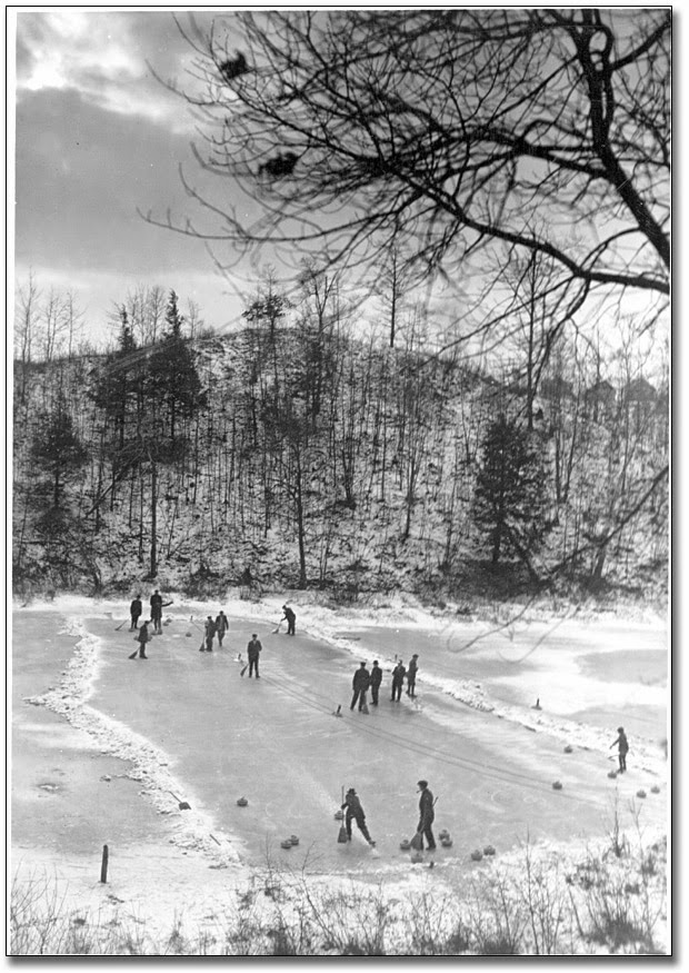 Heroes, Heroines, and History: Early Photos: Outdoor Curling