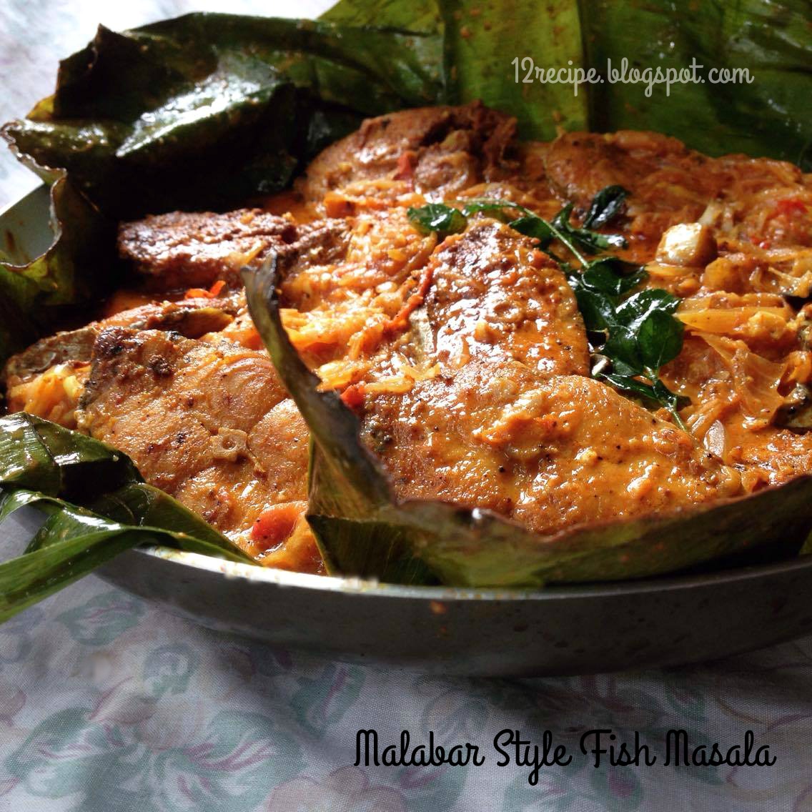 Malabar Style Fish Masala - Recipe Book