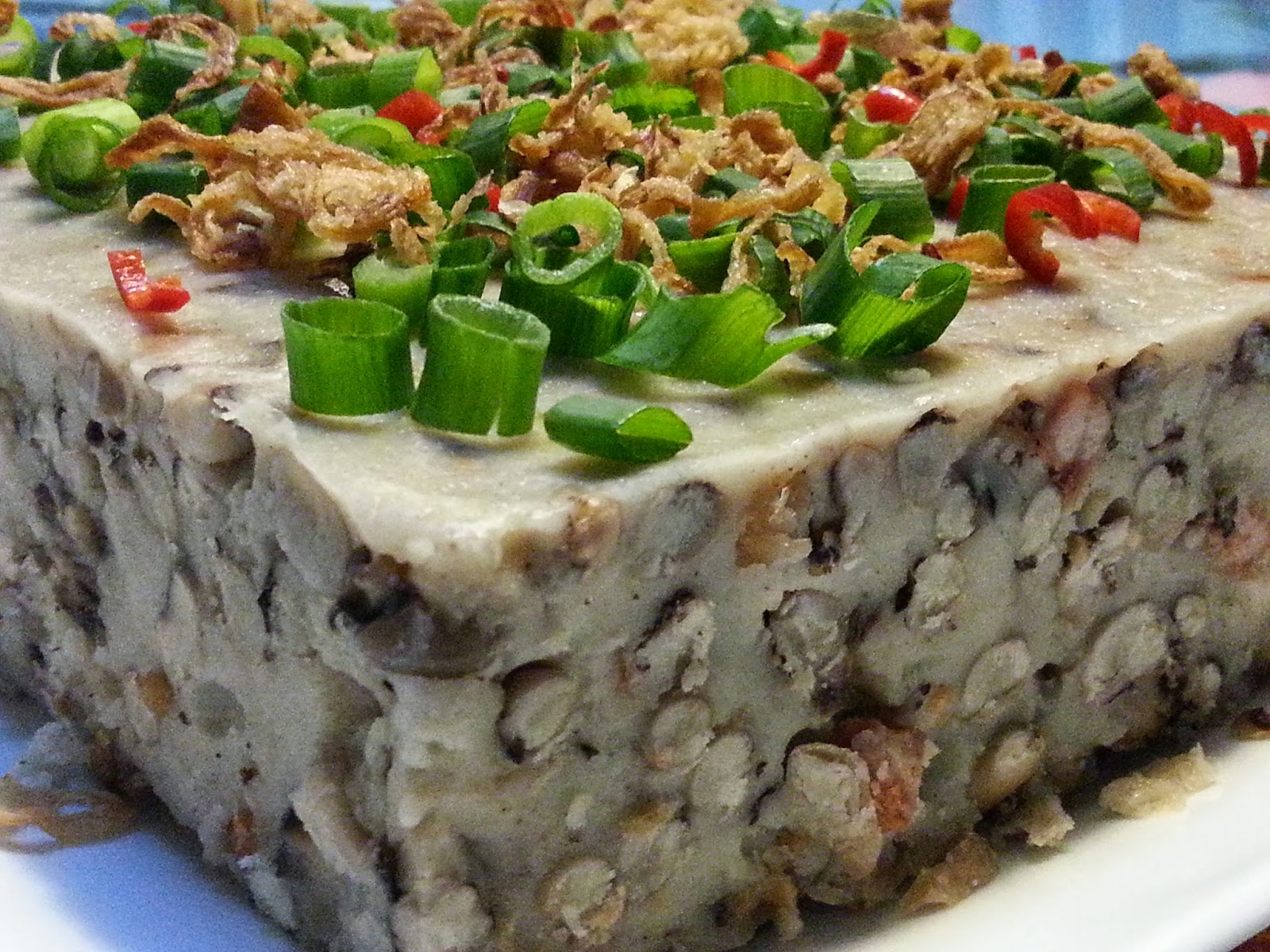 Pat's Kitchen Journal: Black eye bean rice cake