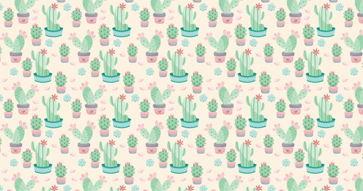 Free Printables Cactus Digital Paper en El Blog...