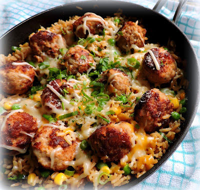 Turkey Meatballs and Lemon Rice | The English Kitchen