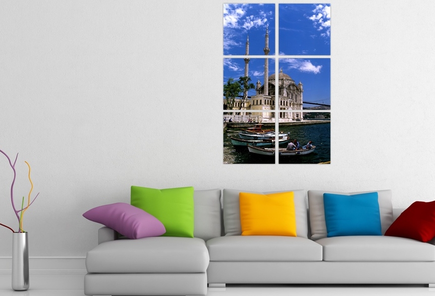 Kendinden yapışkanlı parçalı tablo modelleri | Dekorasyon ve Mobilya ...