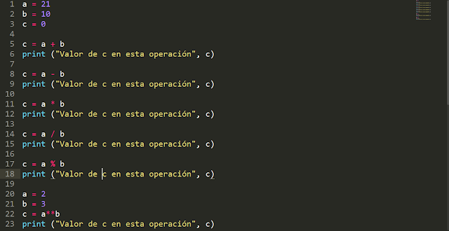 Curso de python 3 - Clase #5 : Operadores basicos I