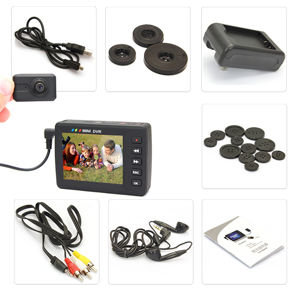 2.5 Inch LCD Screen Mini Portable MPEG-4 DVR with Multiple Record Mode ...
