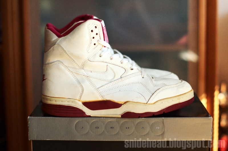 SOLD | 1990 NIKE QUANTUM FORCE II HIGH burgundy US10