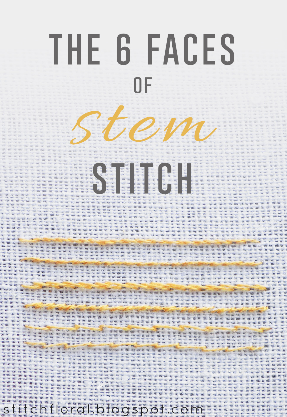 Stem Stitch Embroidery