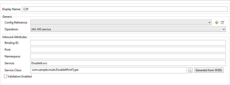 Contract First Soap Cxf Webservice In Mule