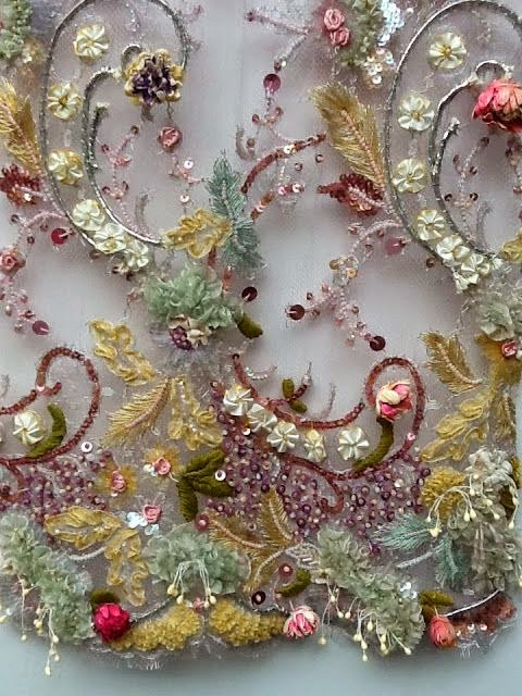 A Textile a Day: Haute couture embroidery