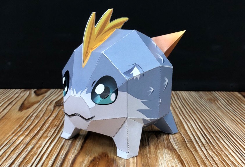 Geração Digimon: Digimon ReArise: Promoção de papercraft oficial no ...