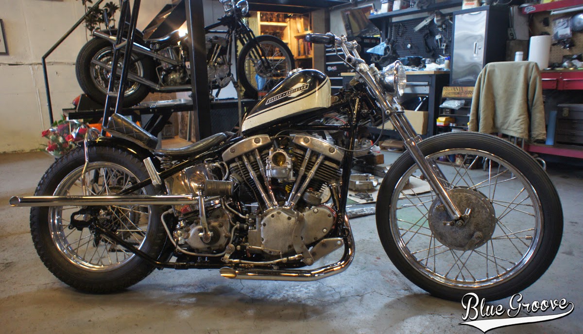 BLUE GROOVE SHOP BLOG: - SOLD - 68`EARLY SHOVEL CHOPPER