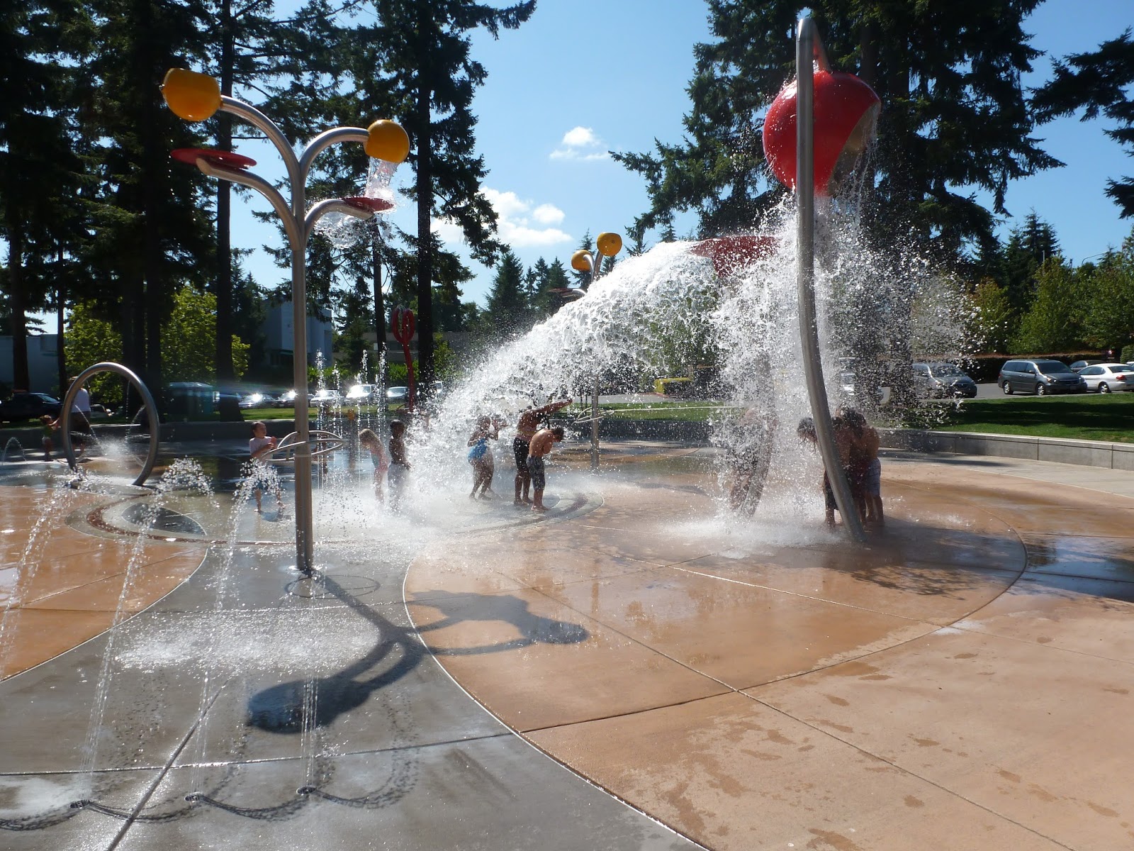 Our Beautiful Blessings!: Angle Lake Sprinkler Park!