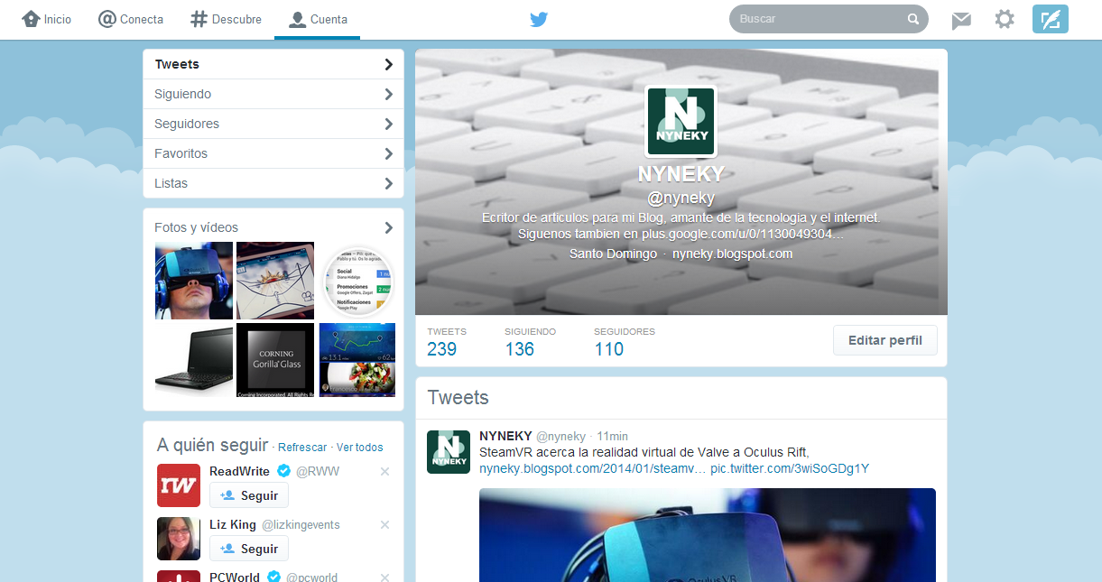 Twitter cambia su interfaz | NYNEKY