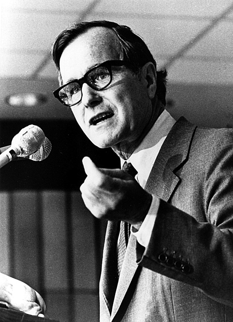 Bespectacled Birthdays: George H.W. Bush, c.1980