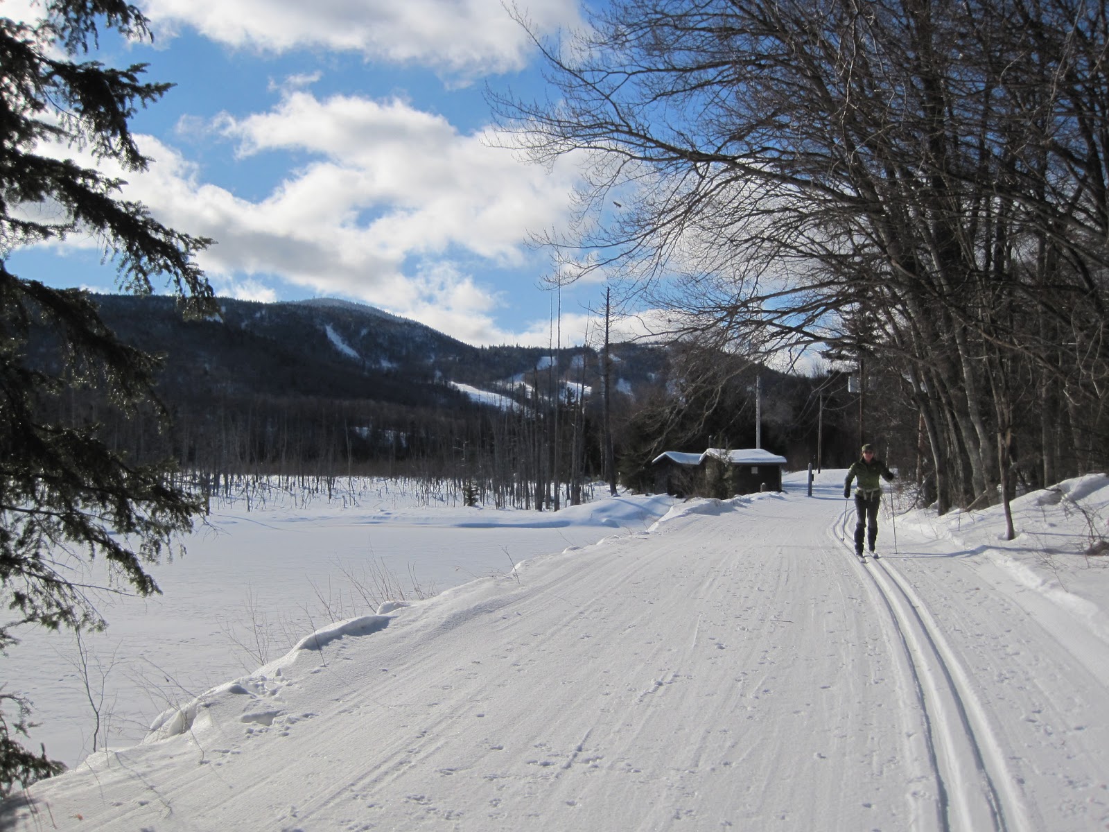 Skiing and Snowshoeing at the Tupper Lake Country Club to Big Tupper ...