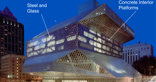 The Seattle Central Library: Exterior Photos