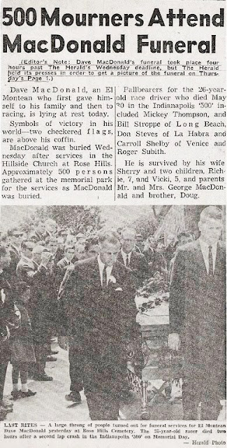 Los Angeles Morgue Files: Road Racing Champion David MacDonald 1964 ...