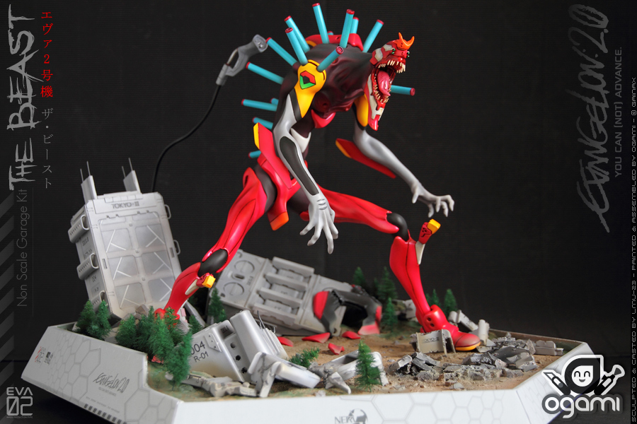 Fenêtre sur Diorama: Eva-02 The Beast par Ogami