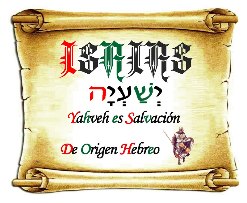 El origen de los nombres: Isaías