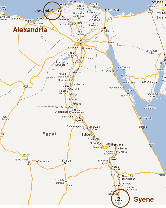 Eratosthenes Measures the Earth ~ Hudson Valley Geologist