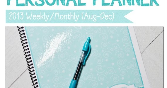 {NEW!} PRINTABLE PERSONAL PLANNER - My Computer is My Canvas
