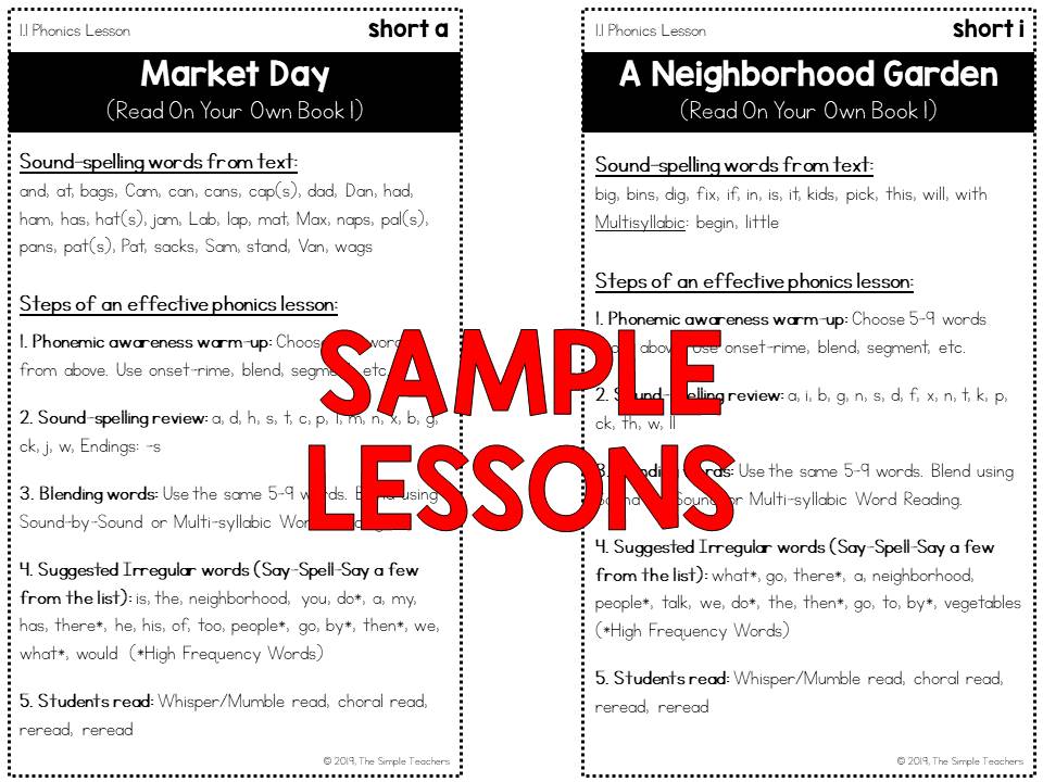 The Simple Teachers: Reach for Reading Grade 2 Phonics Lessons