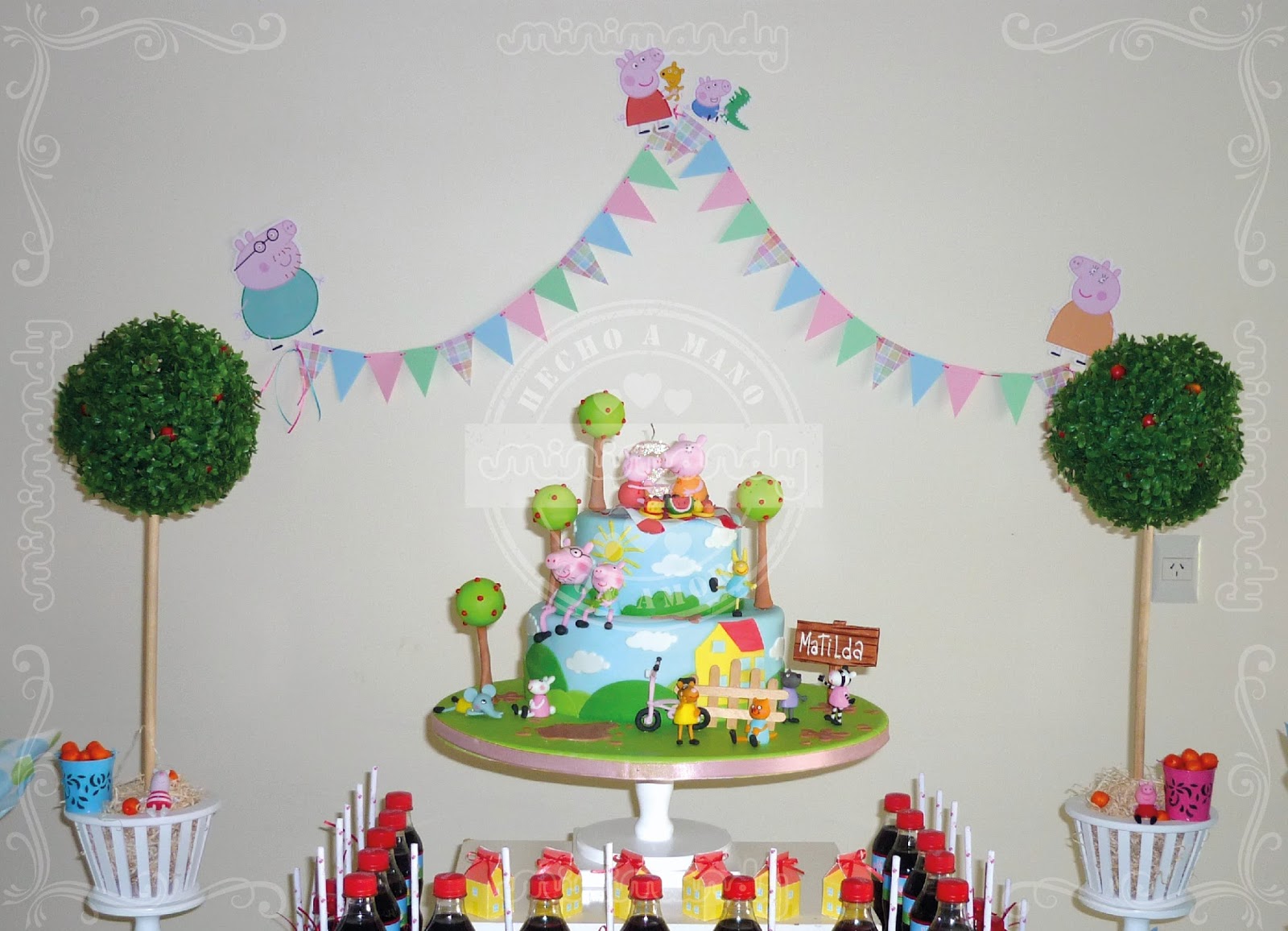 MinimandySign: Candy Bar. Peppa Pig