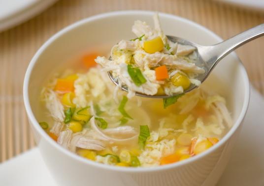 QUICK CHICKEN & CORN SOUP | Free Recipe Hub