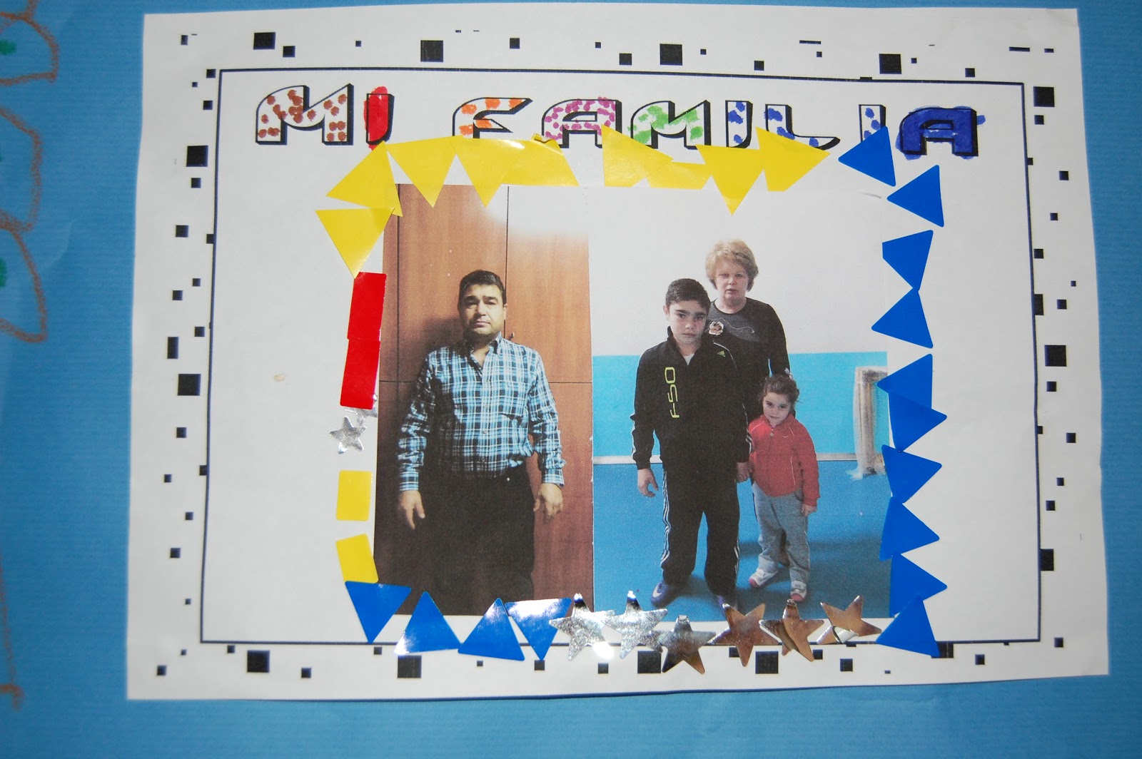 PEQUEBLOG: MURAL MI FAMILIA