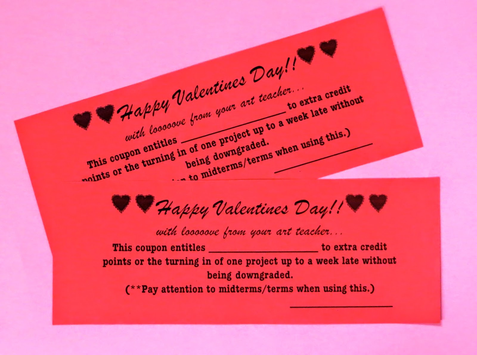 The Creative License: Extra Credit / Extra Time Coupons