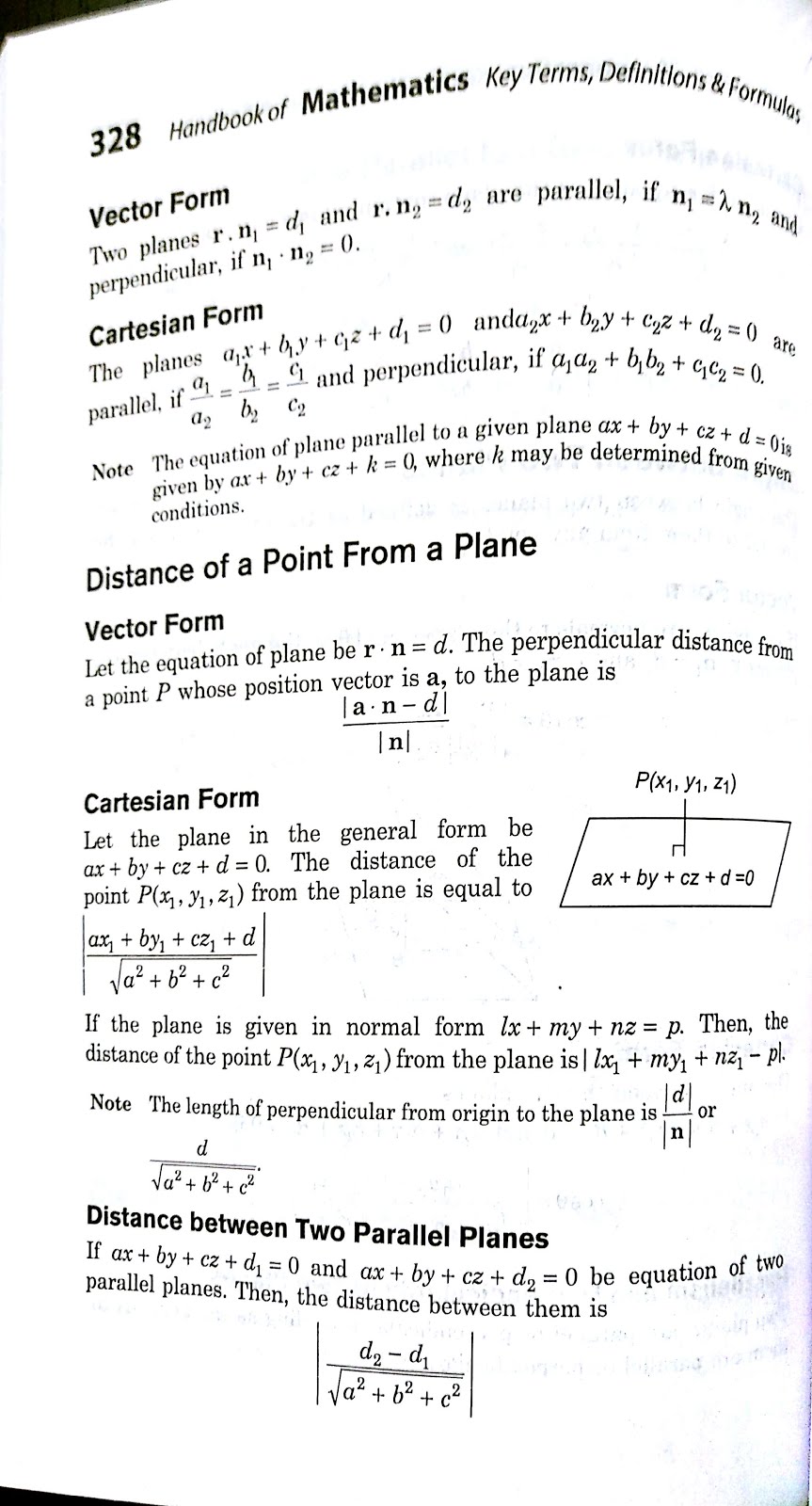Geometry Formulas - Class 12 easy