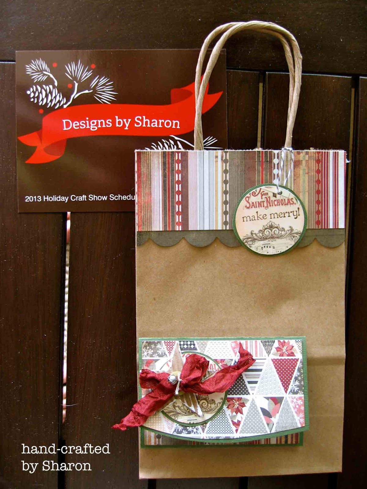Designs by Sharon: gift cards & bags
