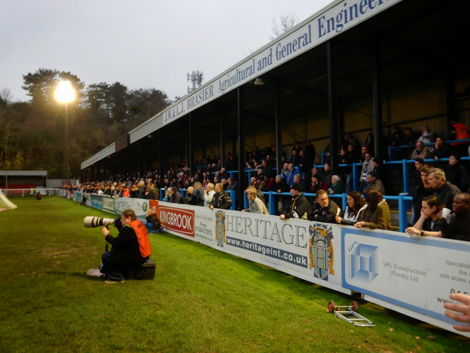 Pat's Football Travels Blog: 22/11/14 Dover Athletic FC - Forest Green ...