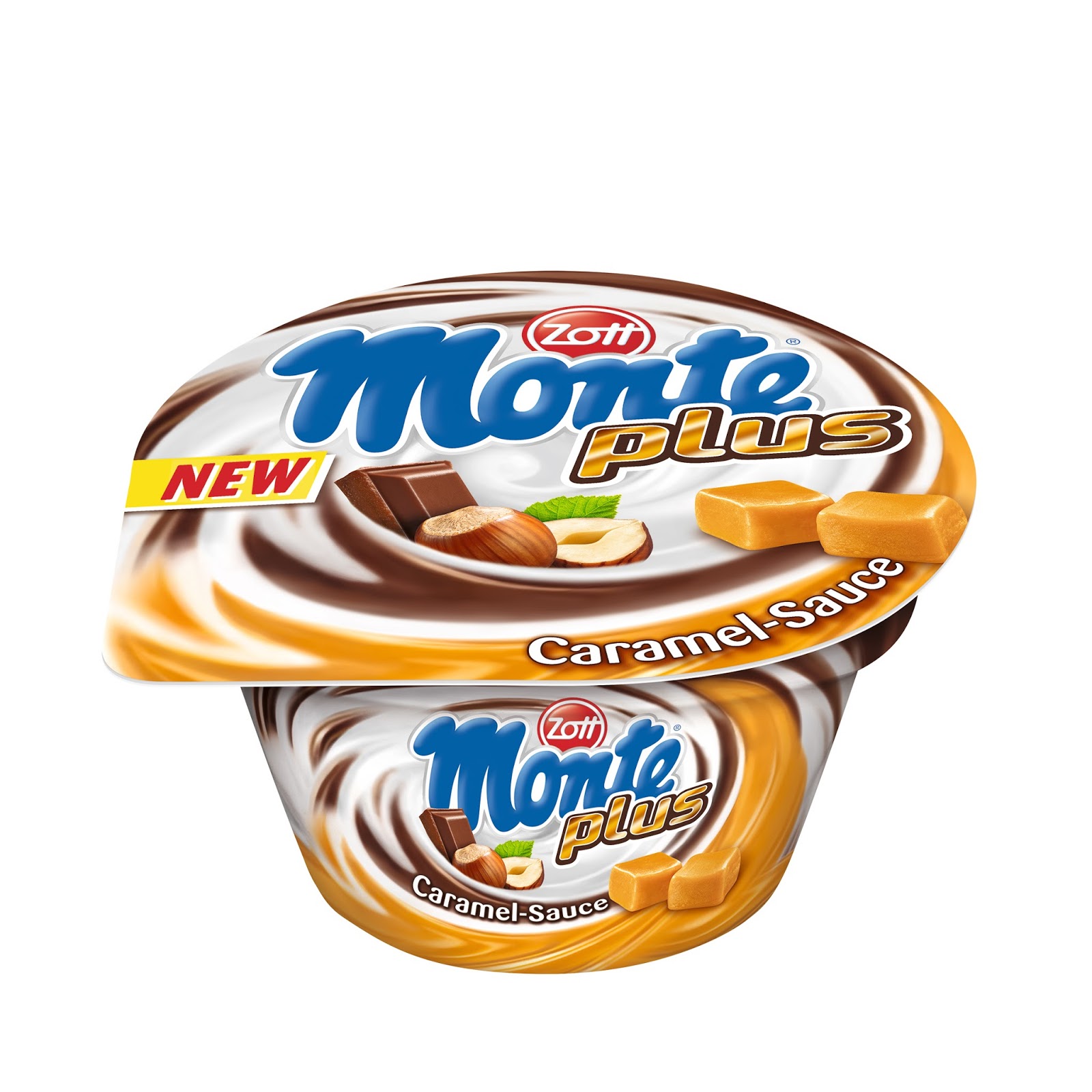 żarcie, żarełko, jedzonko :3: 76. Monte plus z sosem karmelowym od Zott'a