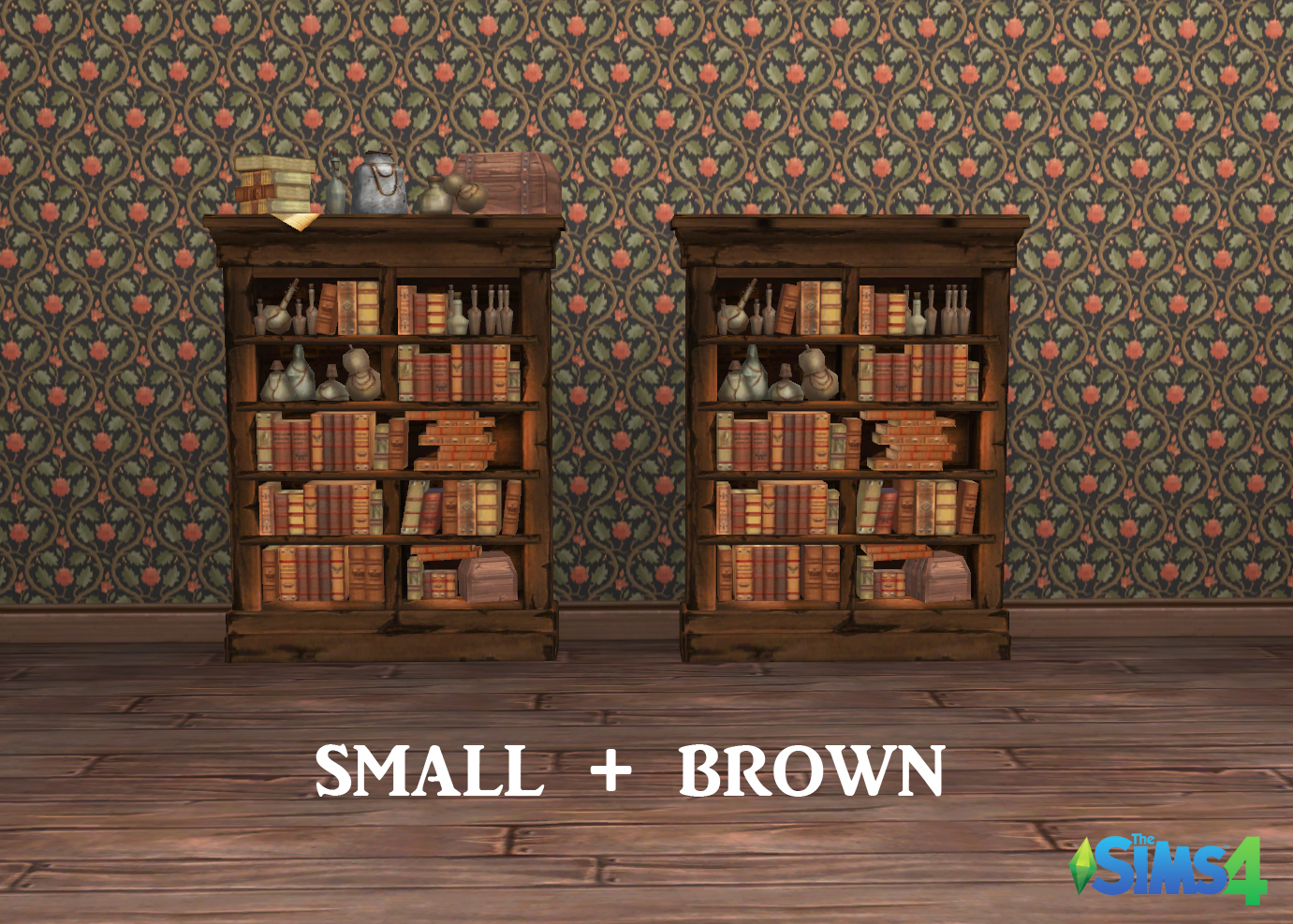 TS4: The Sims Medieval Bookcases for Sims 4 | History Lover's Sims Blog